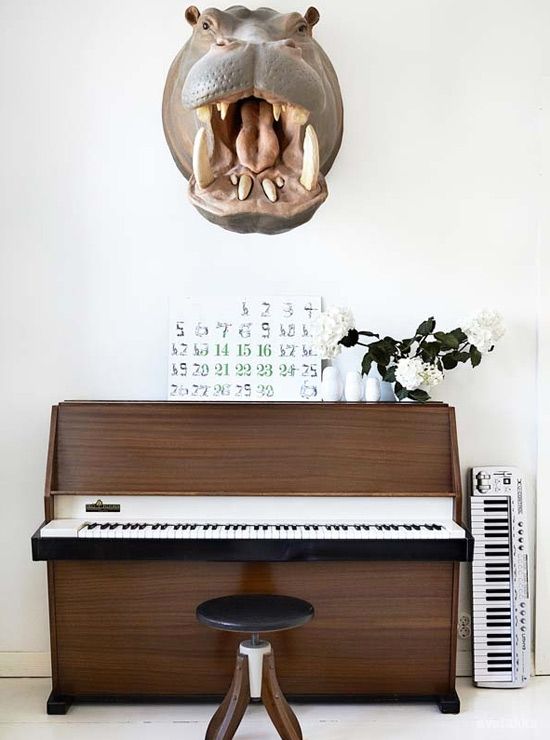 The Space Above: Styling above an upright piano – The Colorado Nest