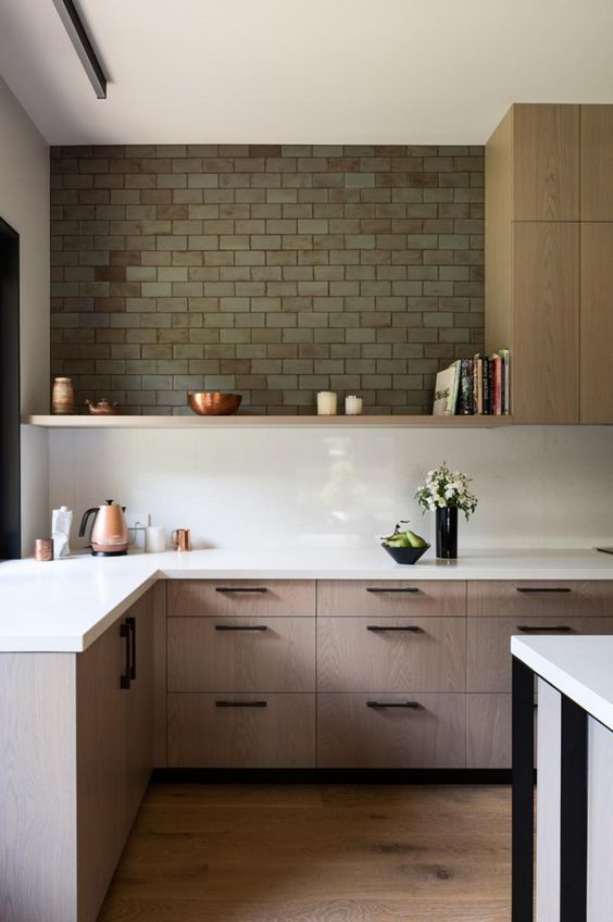 Kitchen Cabinet Trend: 6 Kitchens with Slab Front Cabinet Doors – The ...